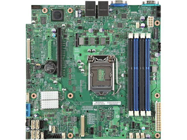 Refurbished: Intel DBS1200V3RPS uATX Box Motherboard MATX Xeon S1155 ...