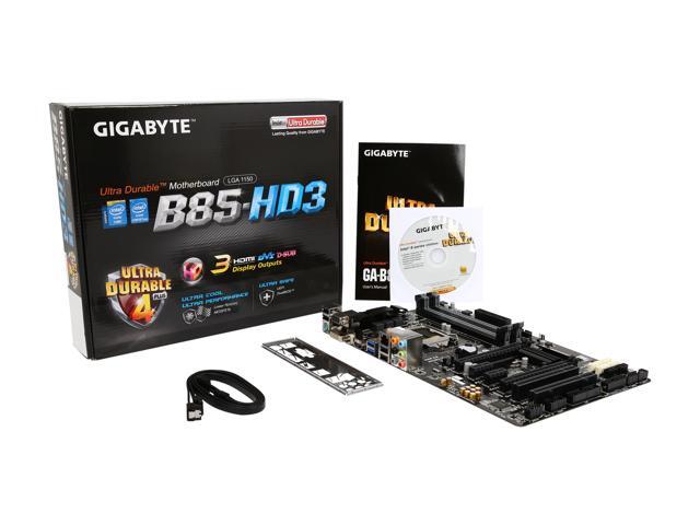 GIGABYTE GA-B85-HD3 ATX Intel Motherboard With UEFI DualBIOS - Newegg.ca