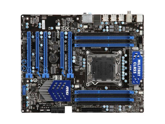 MSI X79A-GD45 (8D) Desktop Motherboard - Intel X79 Express Chipset ...