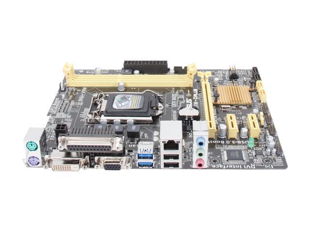 Used - Very Good: ASUS H81M-D PLUS LGA 1150 Micro ATX Intel Motherboard ...