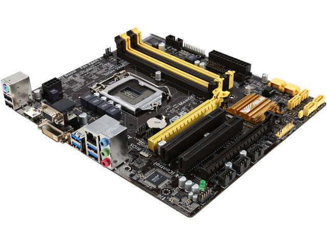 Refurbished: ASUS H87M-PLUS/CSM-R LGA 1150 Micro ATX Intel Motherboard ...