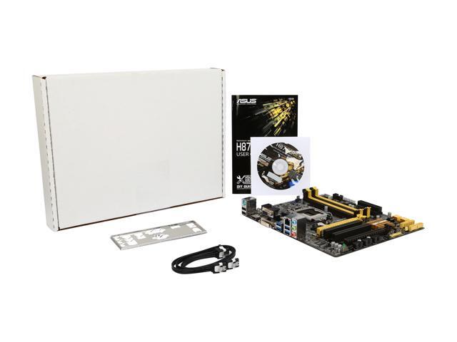Refurbished: ASUS H87M-PLUS-R LGA 1150 uATX Intel Motherboard ...