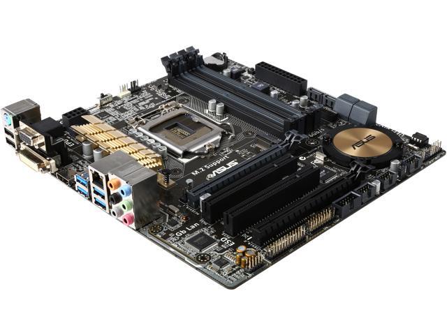 Refurbished: ASUS Z97M-PLUS-R LGA 1150 Micro ATX Intel Motherboard ...