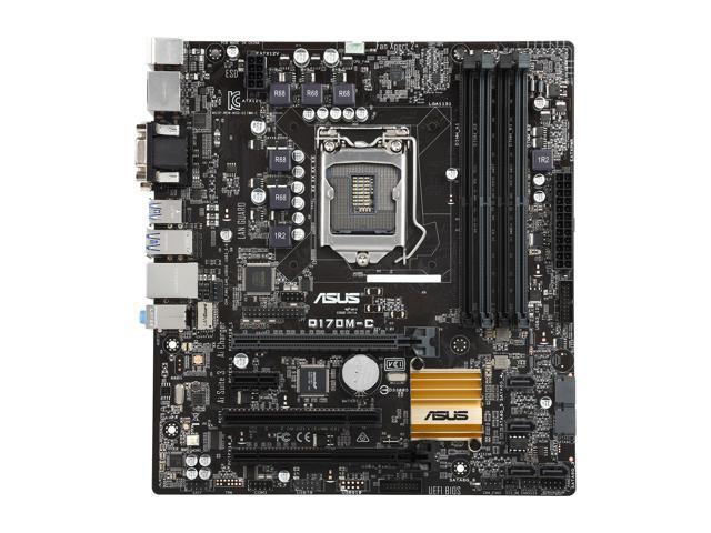 ASUS Q170M-C/CSM LGA 1151 Micro ATX Intel Motherboard - Newegg.ca