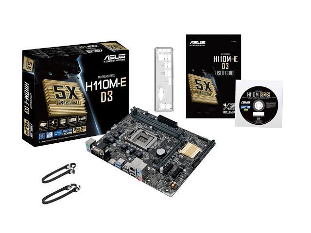 ASUS H110M-E D3 LGA 1151 uATX Intel Motherboard - Newegg.com