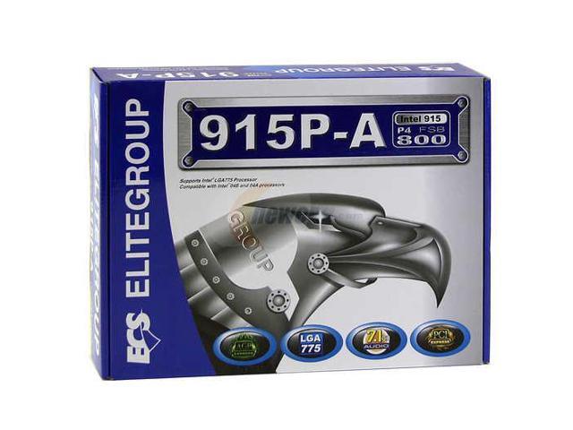 ECS 915P-A (1.1) LGA 775 ATX Intel Motherboard - Newegg.com