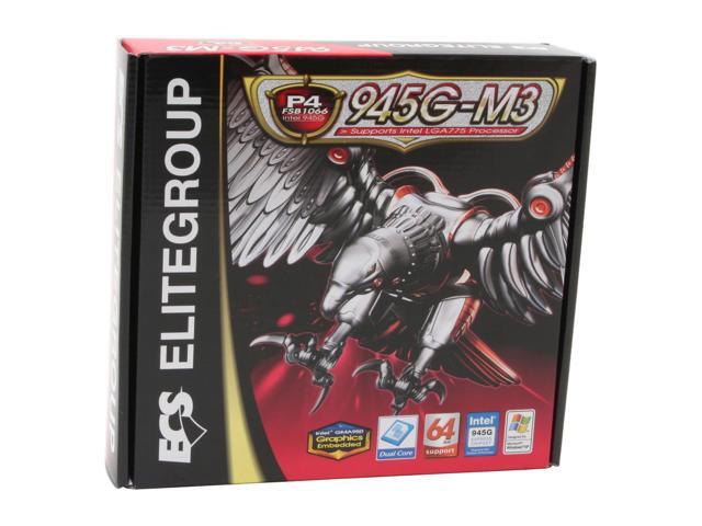 Open Box: ECS 945G-M3 (1.0b) LGA 775 Micro ATX Intel Motherboard ...