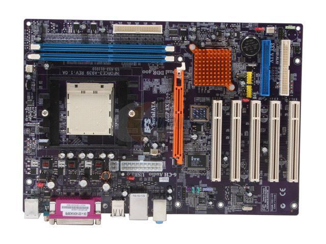 ECS NFORCE3-A939 (1.0A) 939 ATX AMD Motherboard - Newegg.com