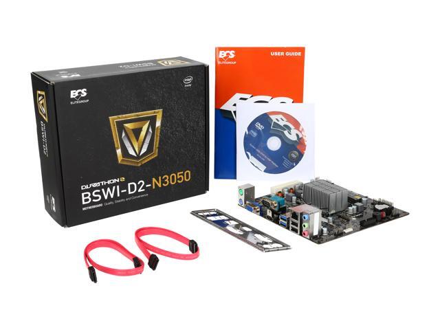ECS BSWI-D2-N3050 (1.0) Intel Braswell Celeron DC N3050 processors Mini ITX Motherboard / CPU ...