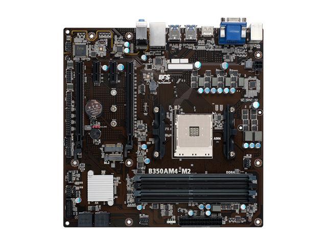 ECS B350AM4-M2 AM4 Micro ATX AMD Motherboard - Newegg.com