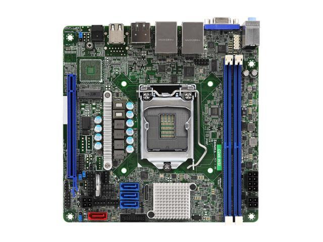AsRock Rack C246 WSI Mini-ITX Server Motherboard LGA 1151 Intel C246 ...