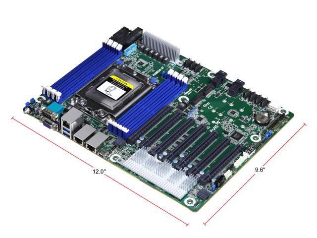 Asrock Rack ROMED8-2T ATX Server Motherboard AMD EPYC 7003 (with AMD 3D V-Cache Technology)/7002 ...