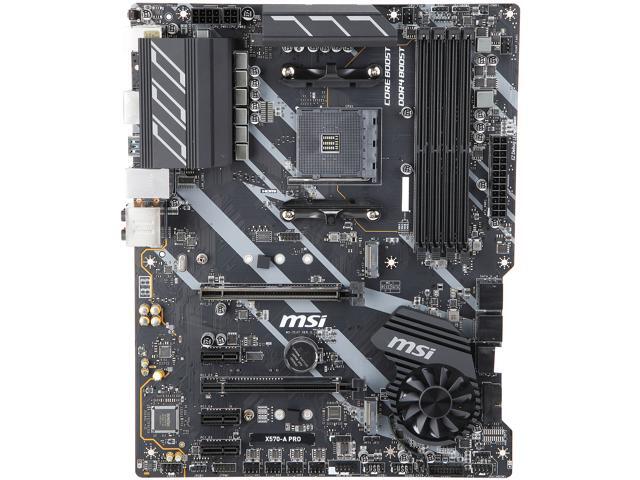 Refurbished: MSI PRO X570-A PRO AM4 ATX AMD Motherboard - Newegg.ca