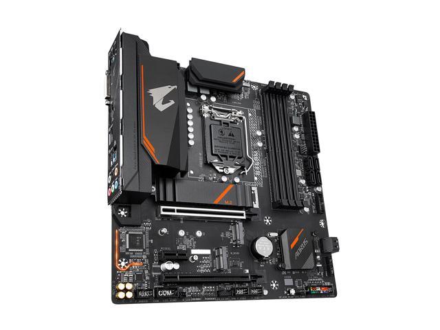 GIGABYTE B460M AORUS PRO LGA 1200 Intel B460 Micro-ATX Motherboard with ...