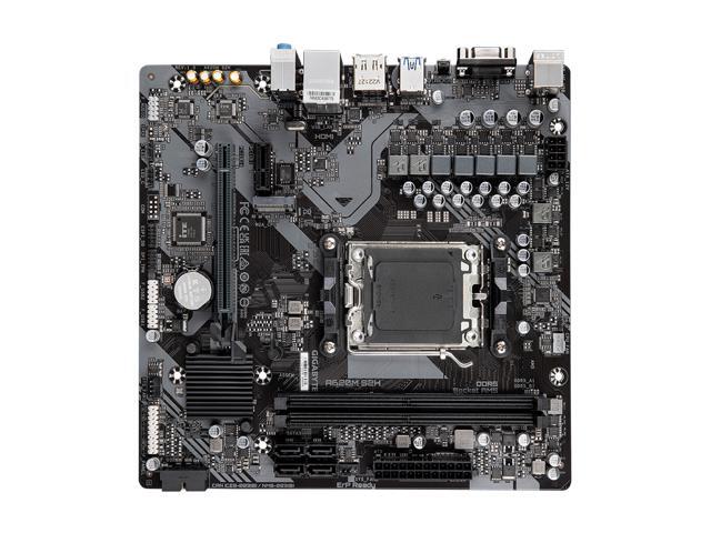 GIGABYTE A620M S2H AM5 LGA 1718 AMD A620 M-ATX Motherboard with 3-Year ...