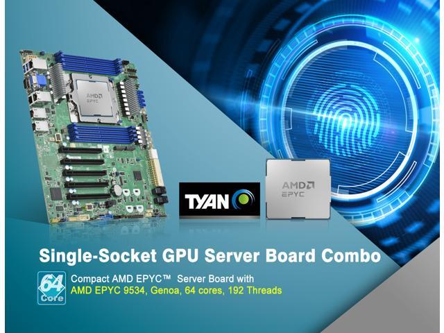 Tyan Combo deal, Tyan S8050GM2NE Server Motherboard installed AMD Epyc ...