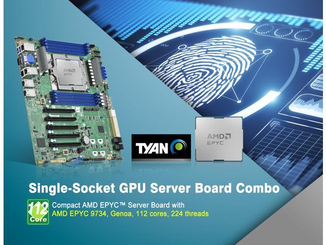 TYAN Combo Deal, S8050GM4NE-2T ATX Server Motherboard Installed AMD ...