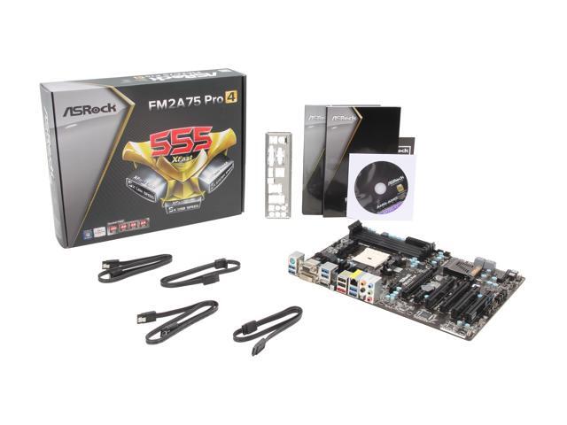 ASRock FM2A75 Pro4 FM2 ATX AMD Motherboard - Newegg.ca