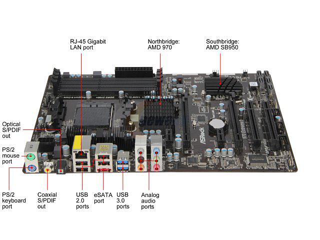 Open Box: ASRock 970 EXTREME3 AM3+ ATX AMD Motherboard - Newegg.com