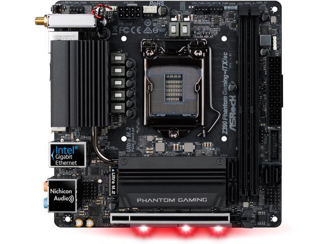 Open Box: ASRock Z390 PHANTOM GAMING-ITX/AC LGA 1151 (300 Series) Mini ...