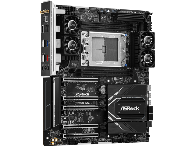 Open Box: ASRock TRX50 WS sTR5 EATX Form Factor: 12.0-in x 10.9-in, 30. ...