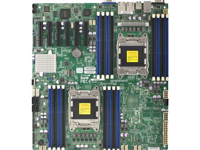 Supermicro X9DRD-EF Server Motherboard - Intel C602-J Chipset - Socket ...