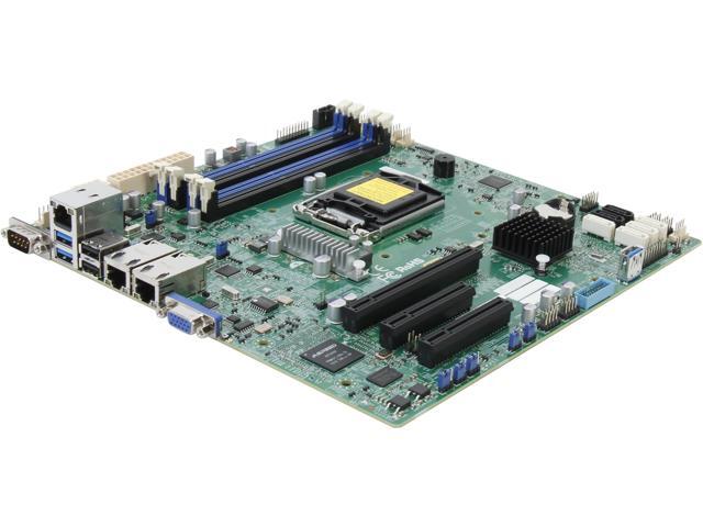 SUPERMICRO MBD-X10SLM+-F-O uATX Server Motherboard - Newegg.com
