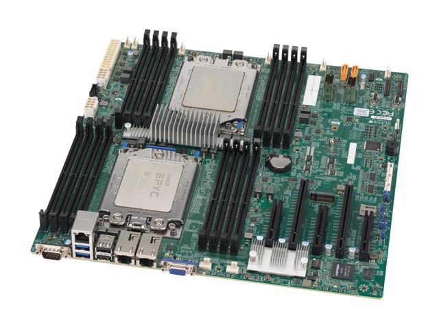 SUPERMICRO MBD-H11DSI with 2 AMD EPYC 7401 CPUs Installed, and Tested ...