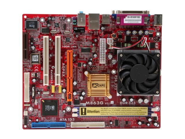 PC CHIPS M863G V5.1C w/XP3100 AMD Athlon XP-M 3100+ Micro ATX - Newegg.com