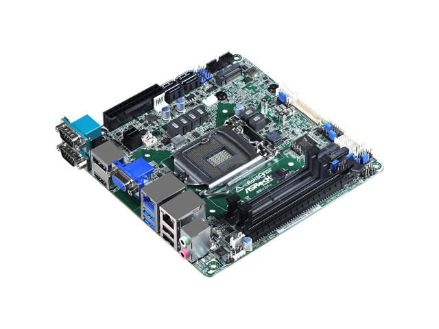 ASRock Industrial IMB-1221-L Intel® H420E Dual Display Dual LAN LGA 1200 Mini ITX Motherboard ...