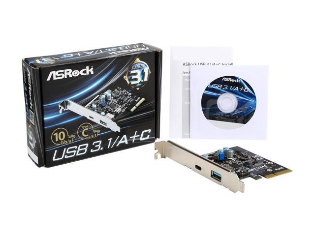 ASRock Model USB 3.1/A+C Card - Newegg.com