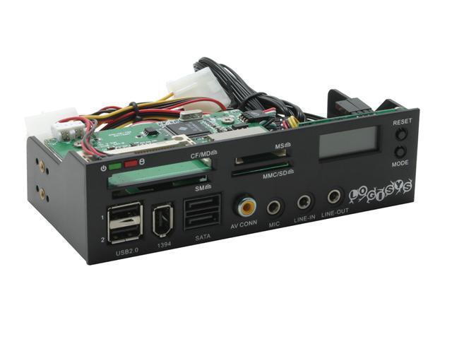 Black Multi Funtion Panel with Card Reader - Newegg.com