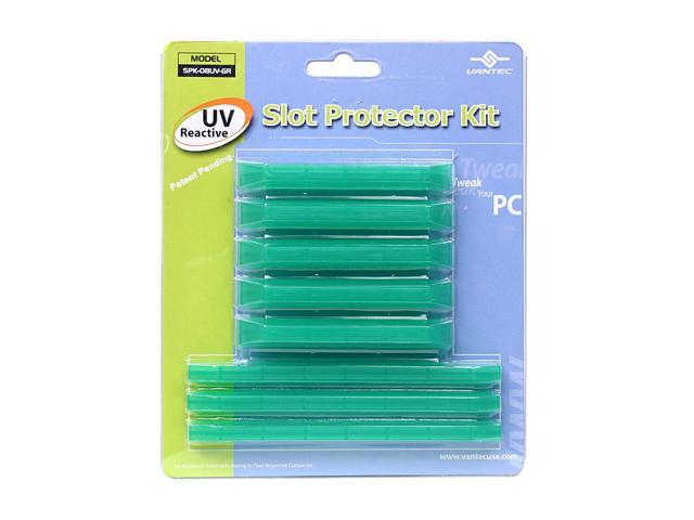 VANTEC Model SPK-08UV-GR PCI/RAM Slot Protector Kit - GREEN UV - Newegg.com