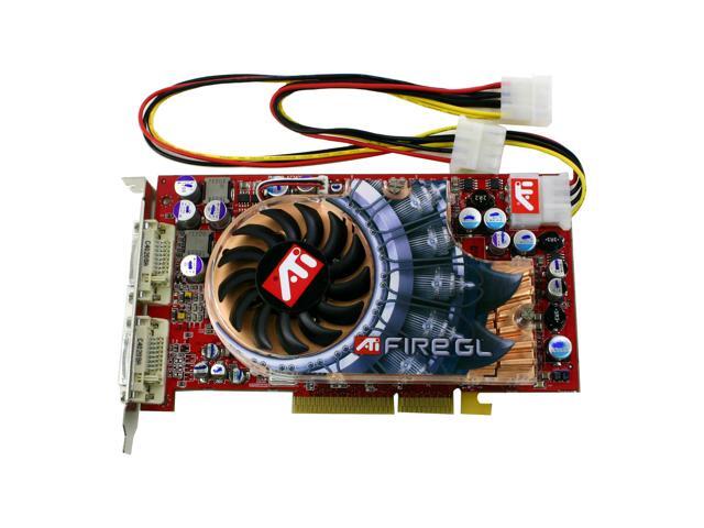 AMD FireGL 9800 FireGL X2-256T 256MB 256-bit GDDR2 AGP Pro 4X/8X ...