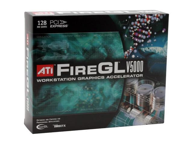 AMD FireGL V5000 100-505103 128MB 128-bit GDDR3 PCI Express x16 ...