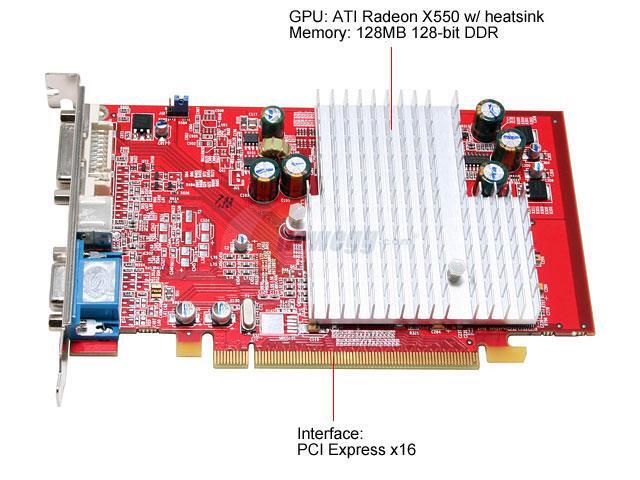 SAPPHIRE Radeon X550 Video Card 100118L-RD - Newegg.com