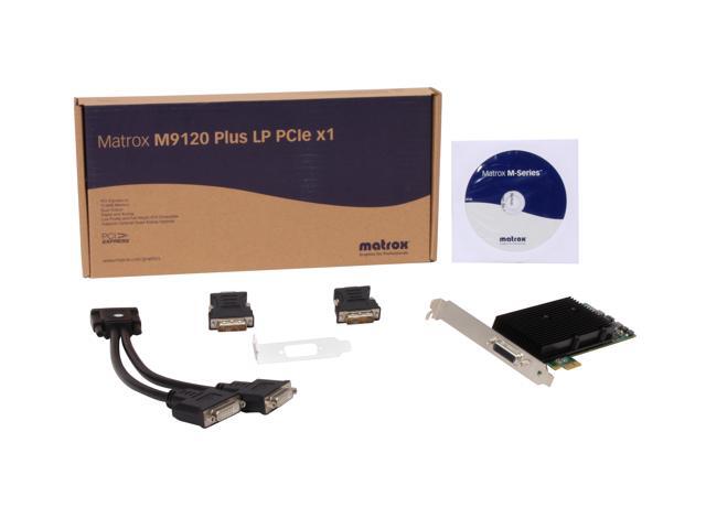 Matrox M9120-E512LAU1F 512MB GDDR2 PCI Express x1 Low Profile ...