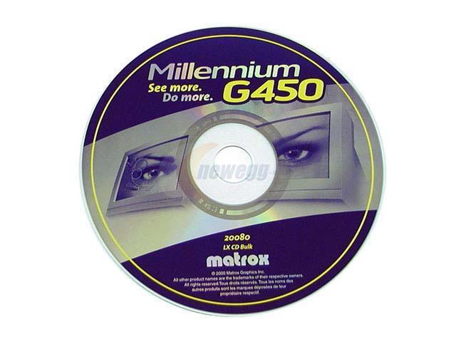 matrox G450 G450 32MB 64-bit DDR AGP 2X/4X Workstation Video Card ...