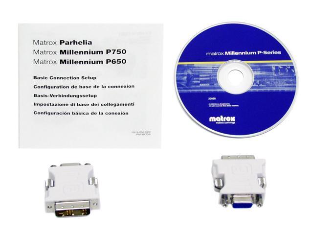 matrox P650 Millennium P650 64MB 128-bit DDR AGP 4X/8X Workstation ...