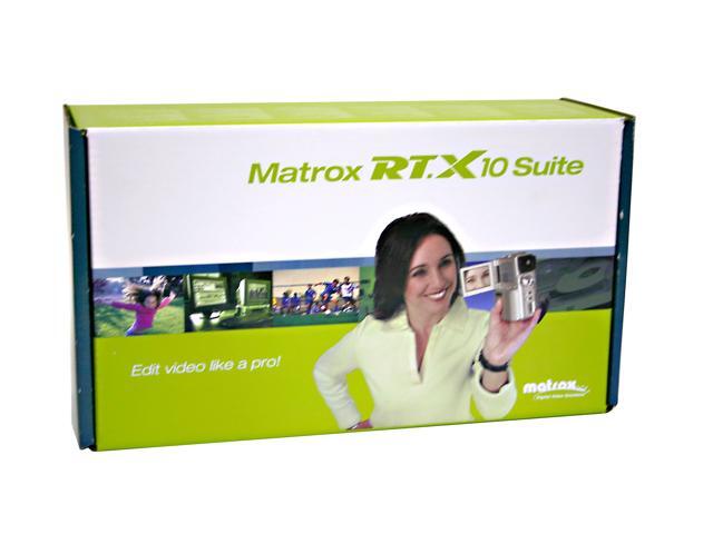 Open Box: matrox RT.X10 SUITE Video Editing Capture Card - Newegg.com