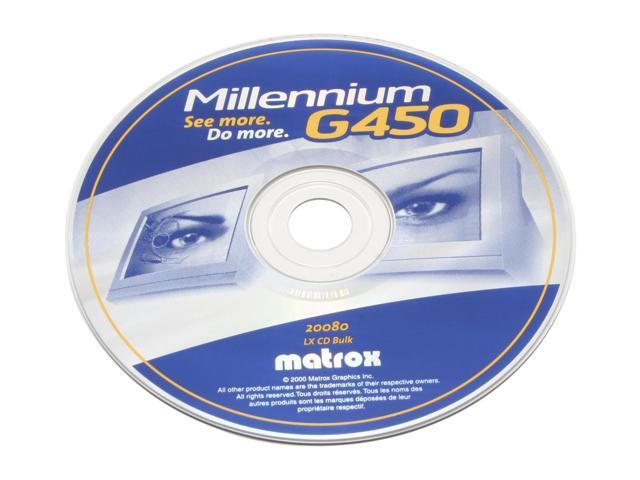 Matrox G450 G45FMDHA32DB-WB 32MB DDR AGP 2X/4X Workstation Video Card ...