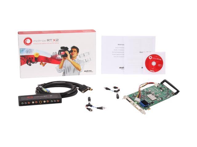 Matrox RT.X2 RTX2NAC PCI Express x1 Professional Realtime Native HDV ...