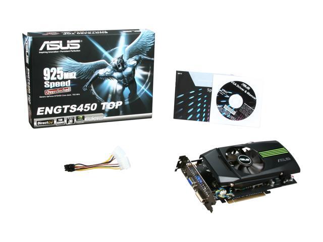 ASUS GeForce GTS 450 (Fermi) Video Card ENGTS450 DirectCU TOP/DI/1GD5 ...