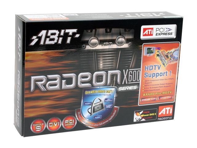ABIT Radeon X600PRO Video Card RX600PRO-HDTV - Newegg.com