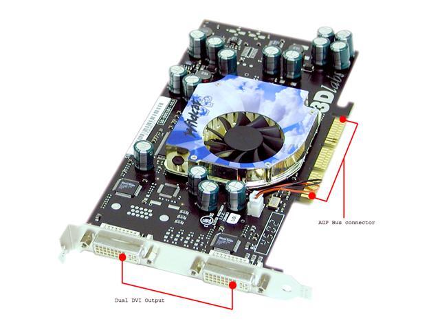 3Dlabs Visual Processing Units 01-000064 64MB DDR AGP Workstation Video ...