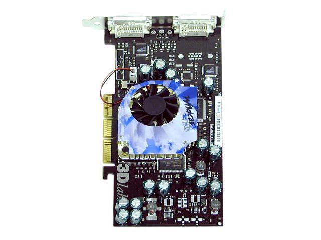 3Dlabs Visual Processing Units 01-000064 64MB DDR AGP Workstation Video ...