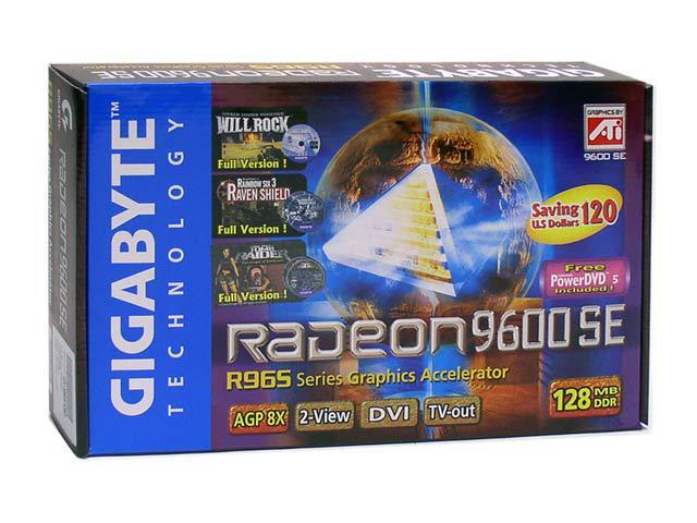 GIGABYTE Radeon 9600SE Video Card GV-R96S128D - Newegg.com