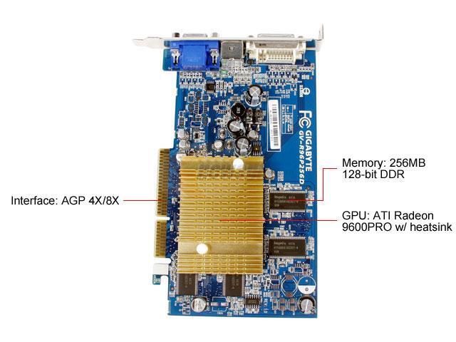 GIGABYTE Radeon 9600PRO Video Card GV-R96P256D - Newegg.com
