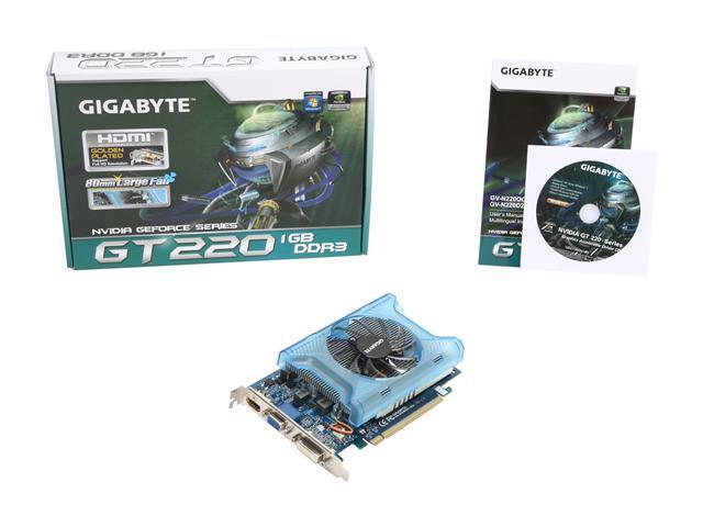 GIGABYTE GeForce GT 220 Video Card GV-N220OC-1GI - Newegg.ca
