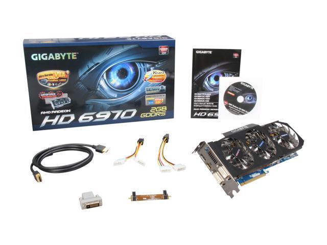GIGABYTE Radeon HD 6970 Video Card with Eyefinity GV-R697OC2-2GD ...